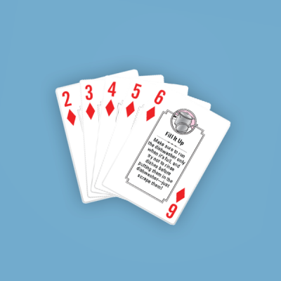 Water Saving Playing Cards - Education & Outreach