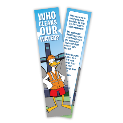 Wastewater Bookmark - Education & Outreach