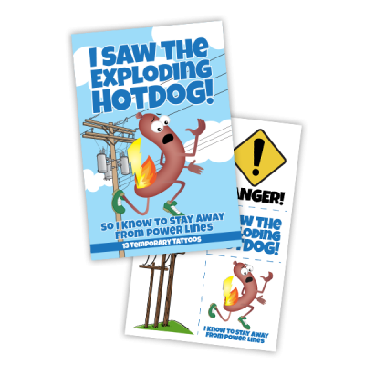 Exploding Hot Dog Tattoo Book - Education & Outreach