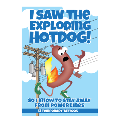 Exploding Hot Dog Tattoo Book - Education & Outreach