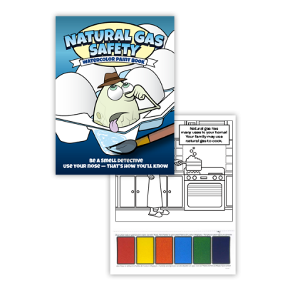 Natural Gas Safety Paint Book - Education & Outreach