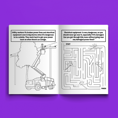 Power Outage Coloring Book - Education & Outreach