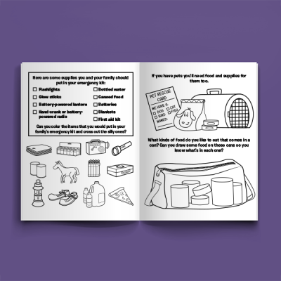 Get Prepared for Emergencies Coloring Book - Education & Outreach