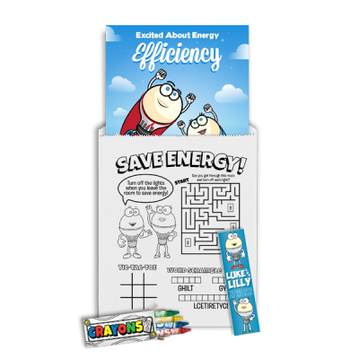 Save Energy Full-Color Activity Book Kit - Education & Outreach