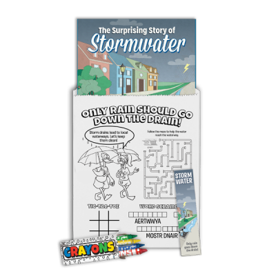 Stormwater Full-Color Activity Book Kit - Education & Outreach